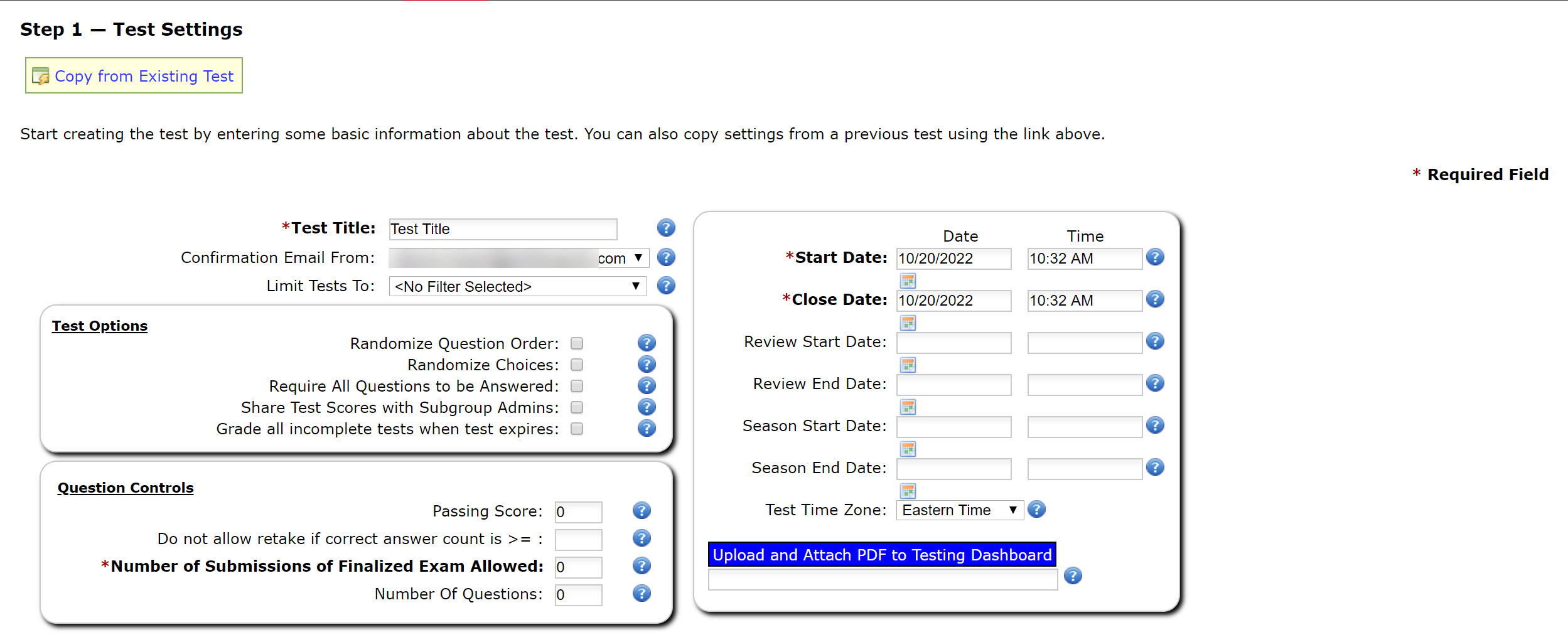 How To Create and Monitor Tests – ArbiterSports