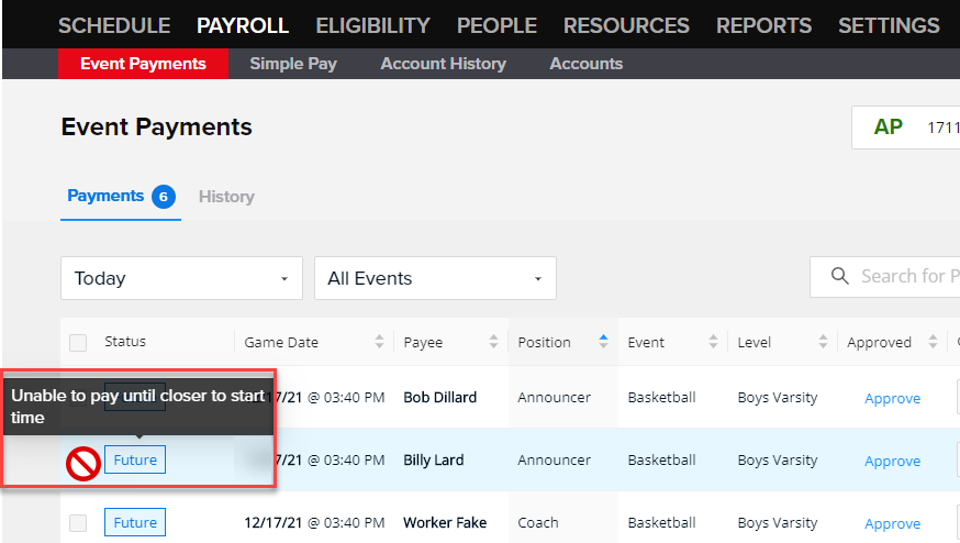 Pay Event Workers – ArbiterSports