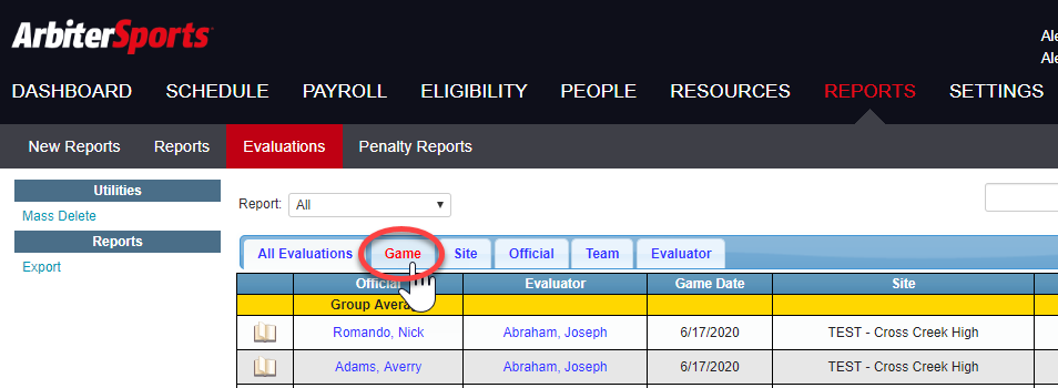 How To Delete Evaluation Responses – ArbiterSports