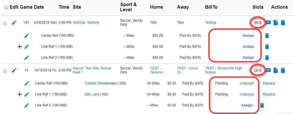 Assigning Games – ArbiterSports