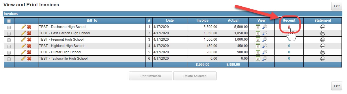 Invoices – ArbiterSports