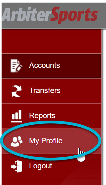 My Preferences – Updating your ArbiterPay Profile – ArbiterSports