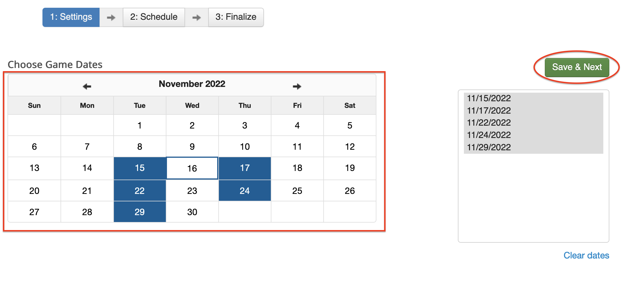 League Scheduler – ArbiterSports
