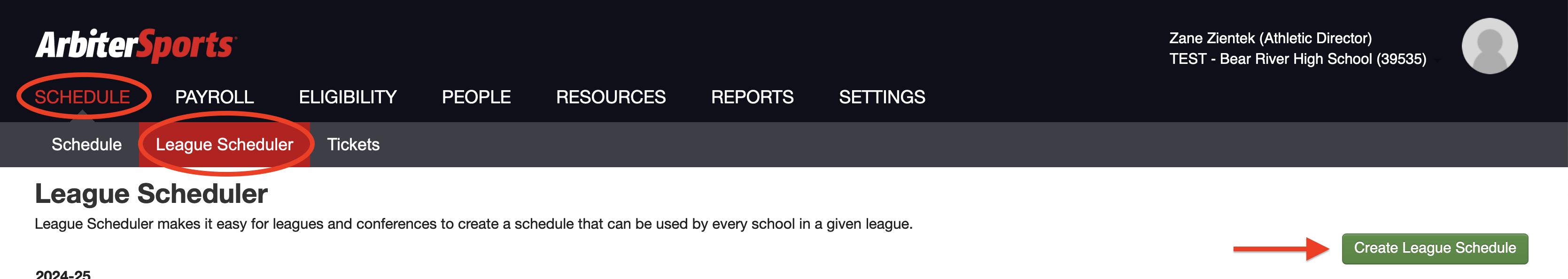 League Scheduler – ArbiterSports