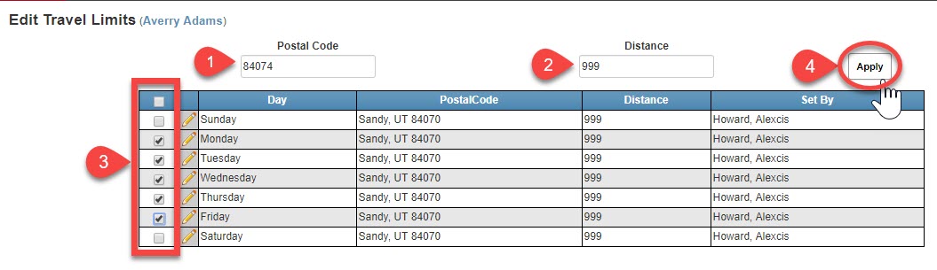 Setting Travel Limits for Officials (Admin) – ArbiterSports