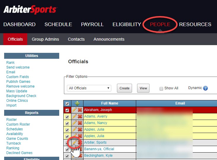 How do I Add and Edit Officials? – ArbiterSports