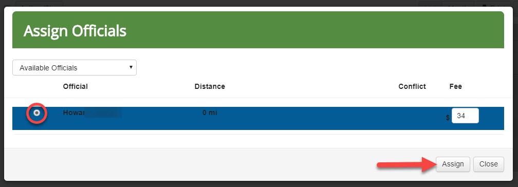 How To Assign Officials in ArbiterGame – ArbiterSports