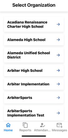 Arbiter Student Registration Mobile App – ArbiterSports