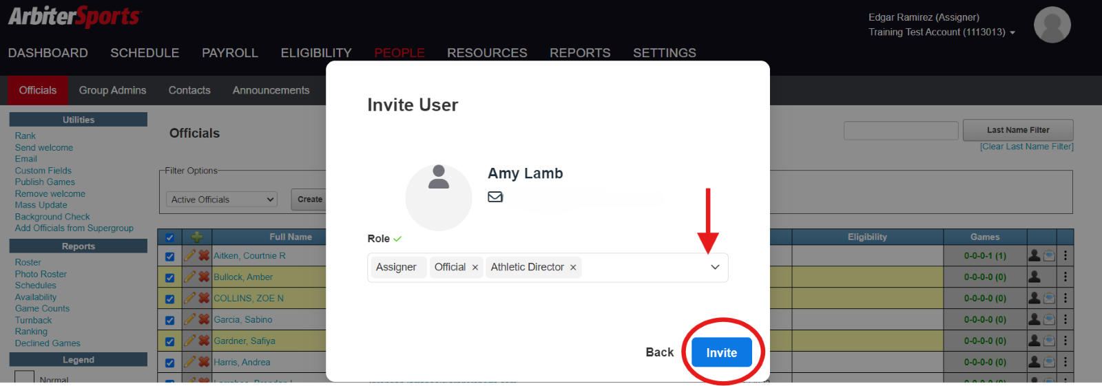 Adding and Editing Officials – ArbiterSports