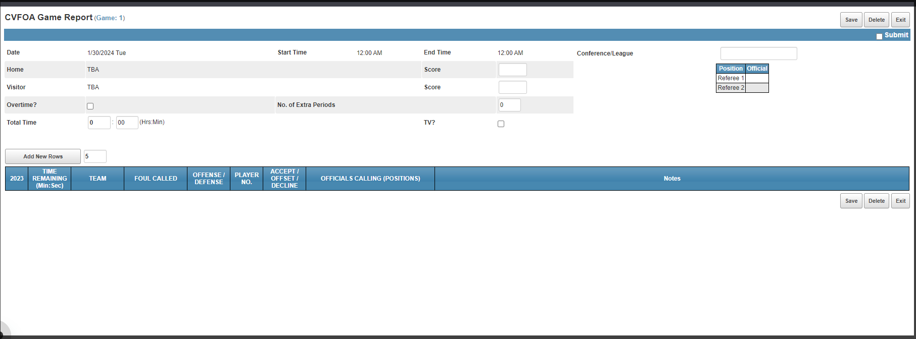 How to Submit a Penalty Report | Arbiter Officials – ArbiterSports