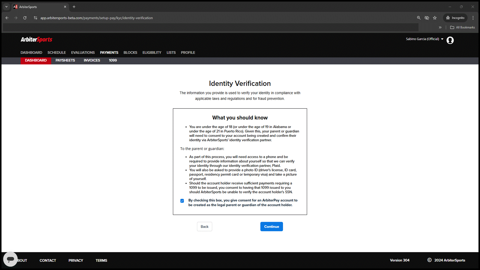 How to Set Up Your Arbiter Pay Account | Officials and Event Workers – ArbiterSports