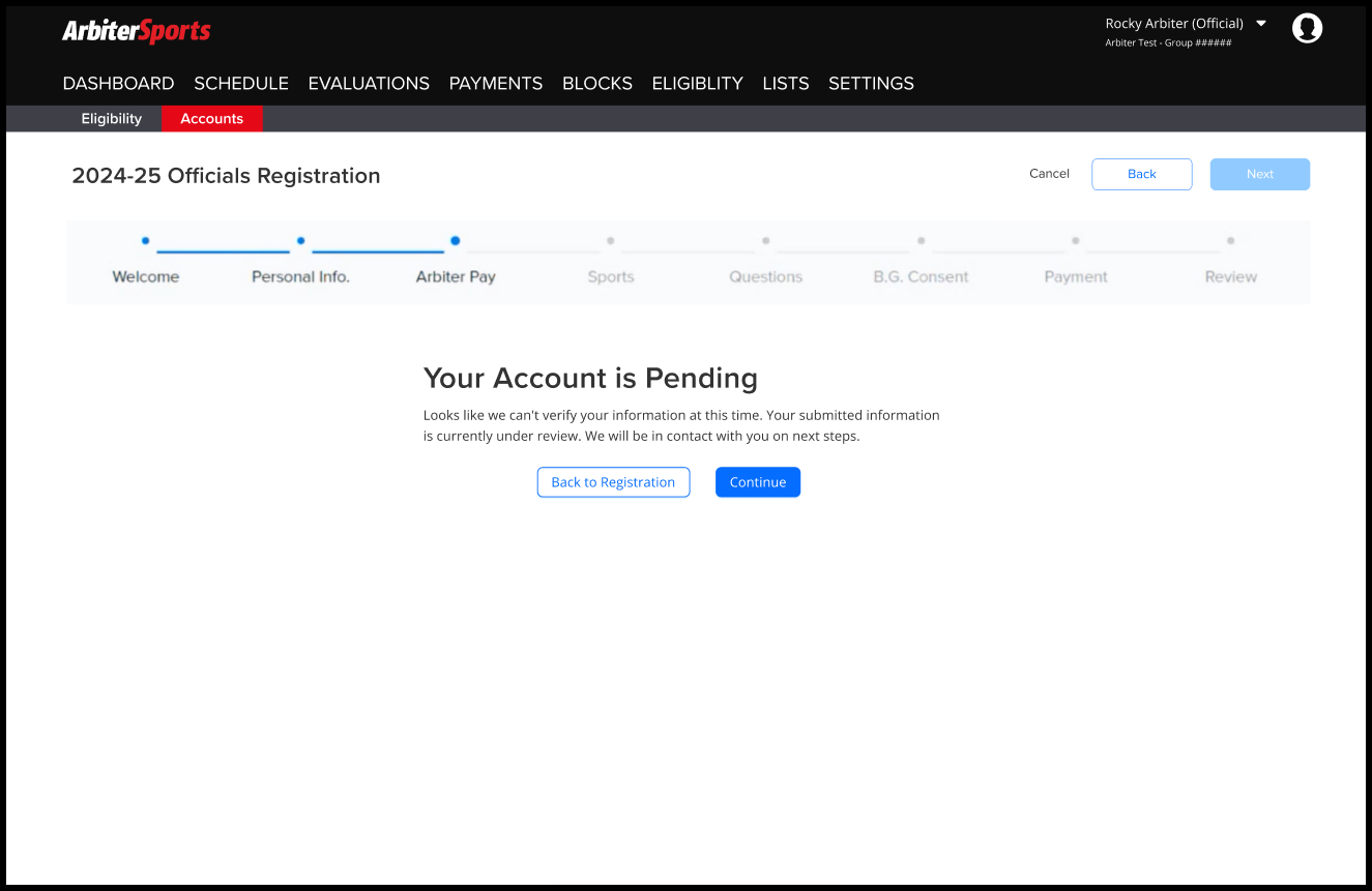 How to Set Up Your Arbiter Pay Account | Officials and Event Workers ...