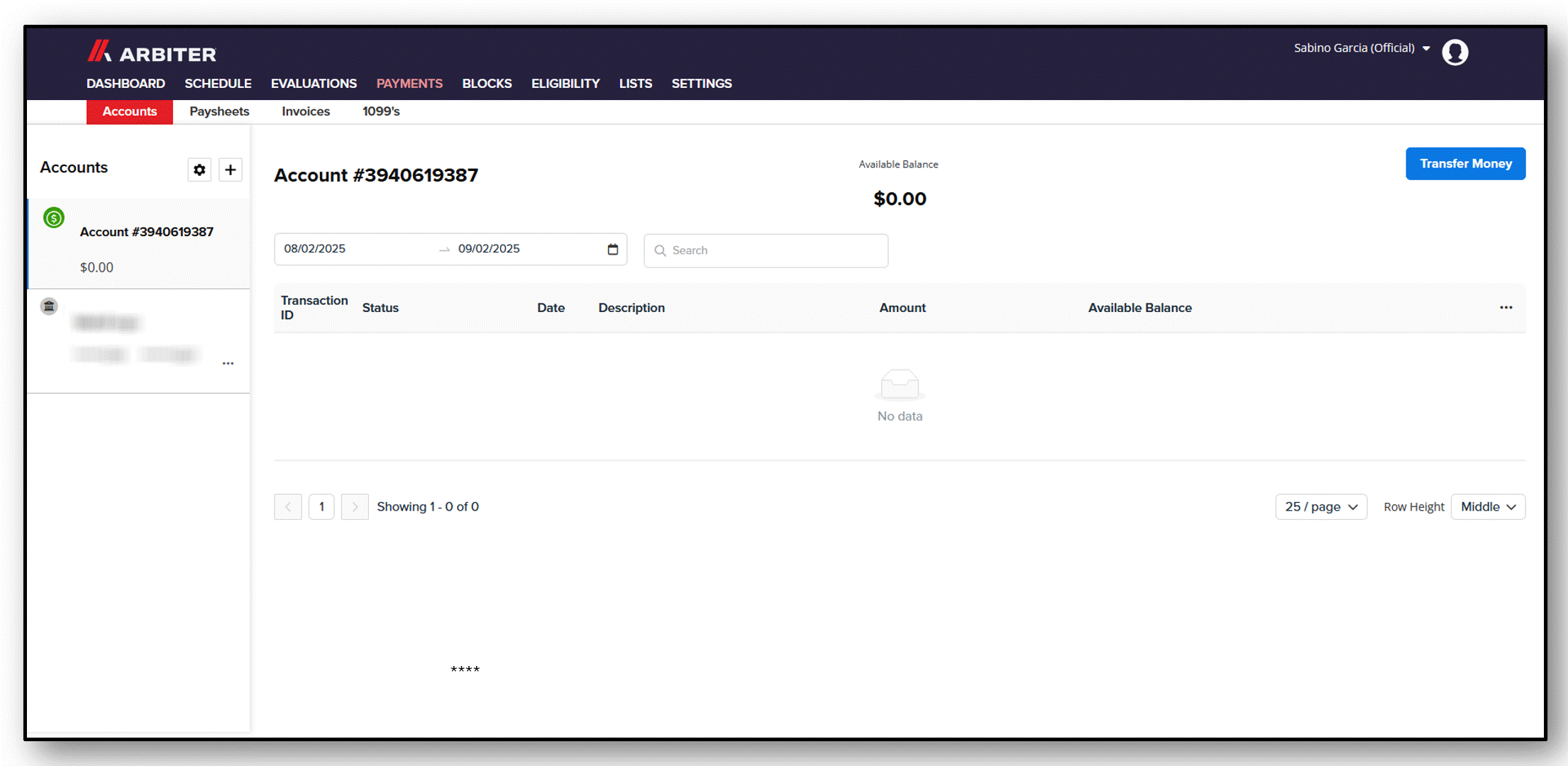 How to Link a Bank Account in ArbiterPay.com – ArbiterSports