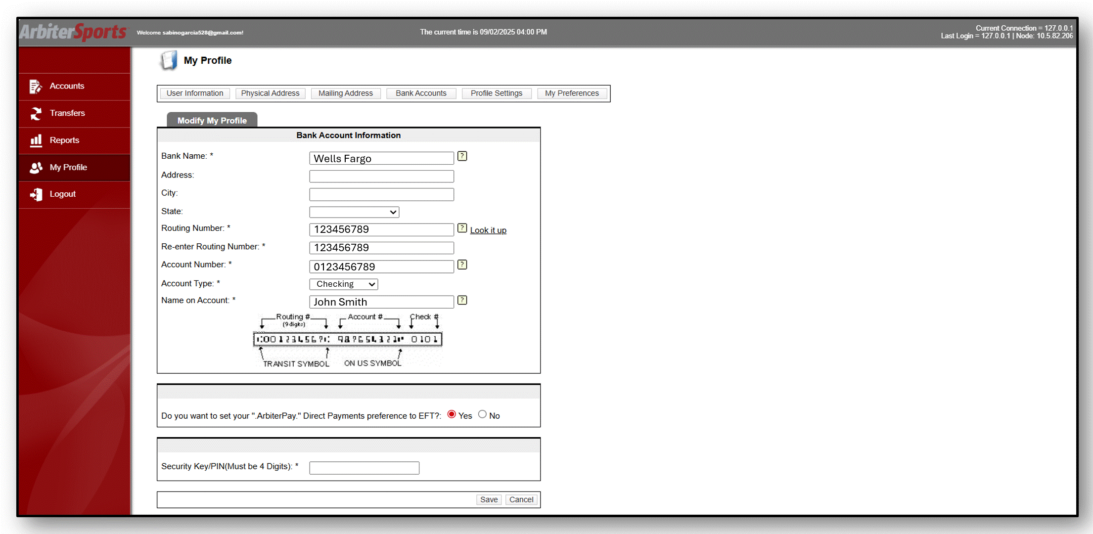 How to Link a Bank Account in ArbiterPay.com – ArbiterSports