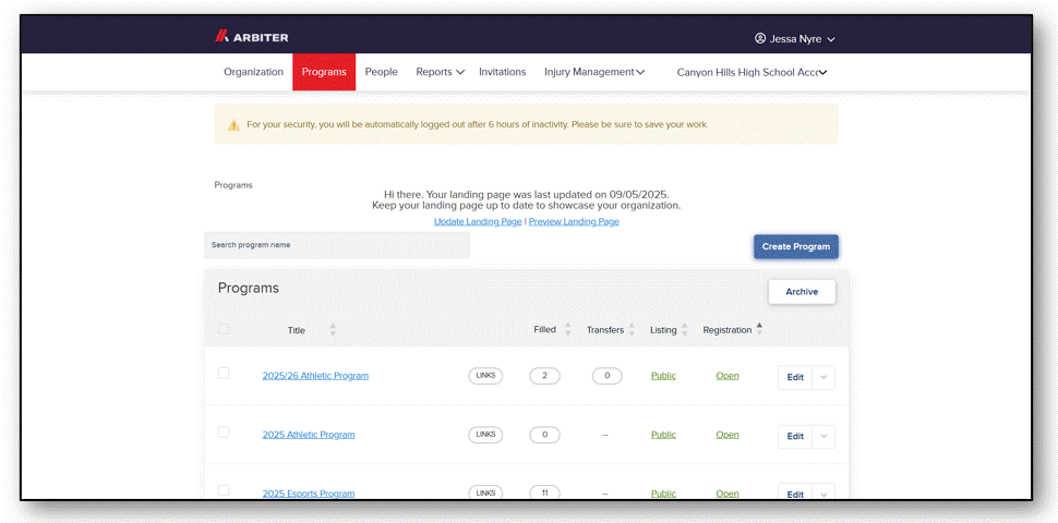 How do I Manage a Waitlist on a Registration? – ArbiterSports