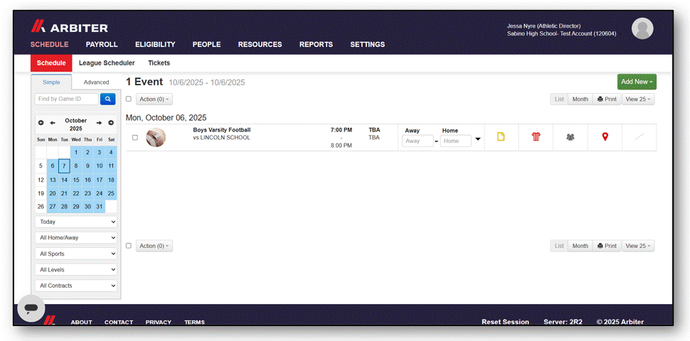 How do I schedule a meet? – ArbiterSports