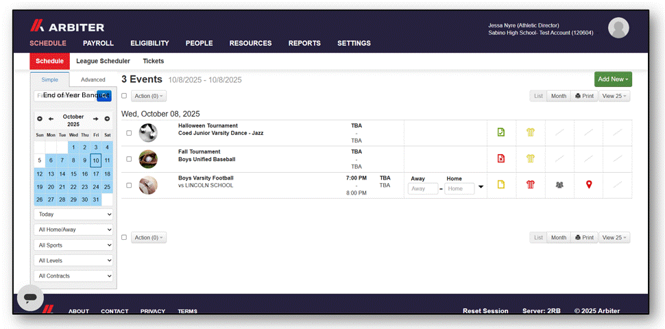 How do I Assign Officials in ArbiterGame? – ArbiterSports