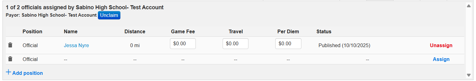 How do I Assign Officials in ArbiterGame? – ArbiterSports