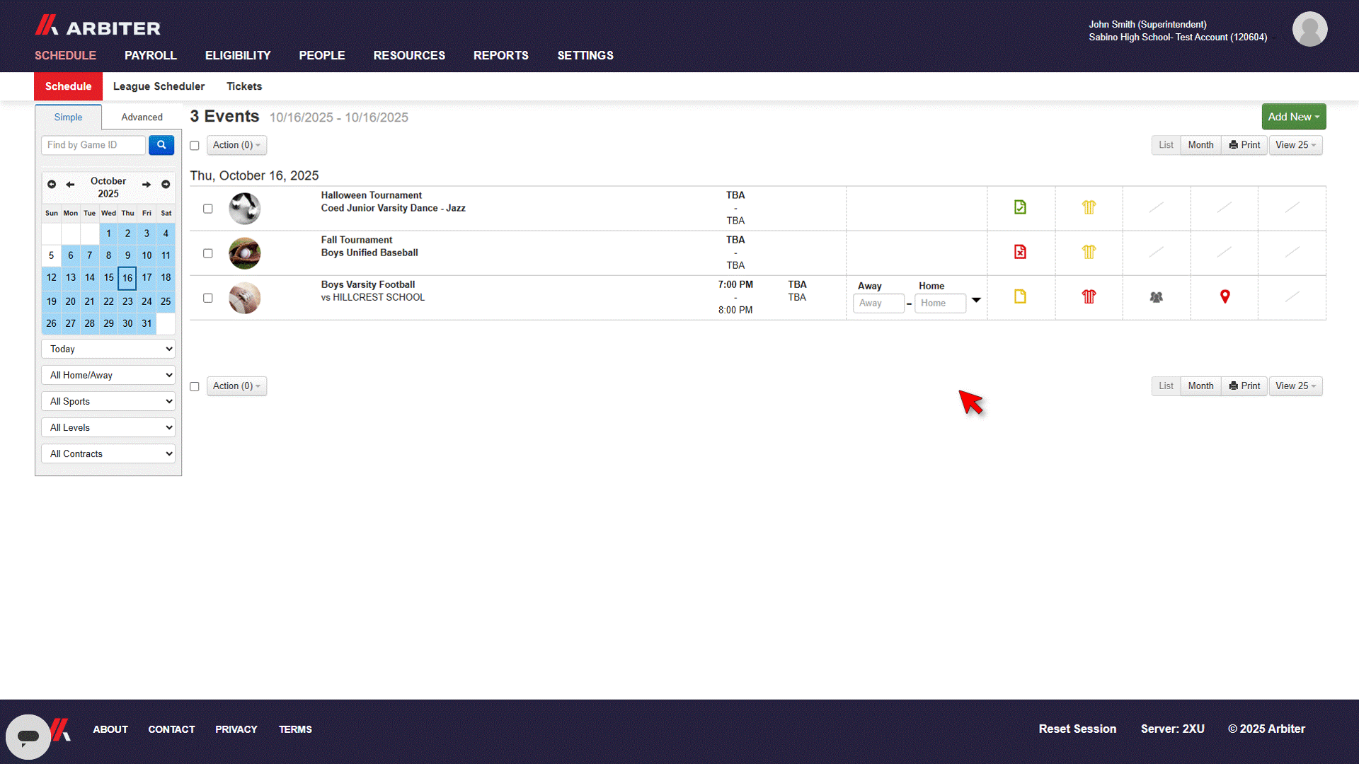 Setting up your Login Credentials for the First Time – ArbiterSports