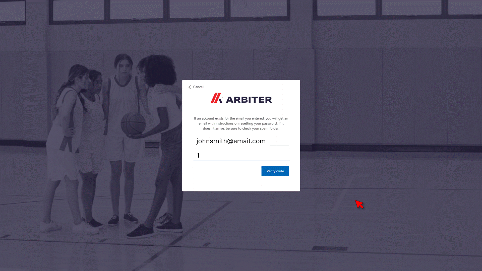 Setting up your Login Credentials for the First Time – ArbiterSports