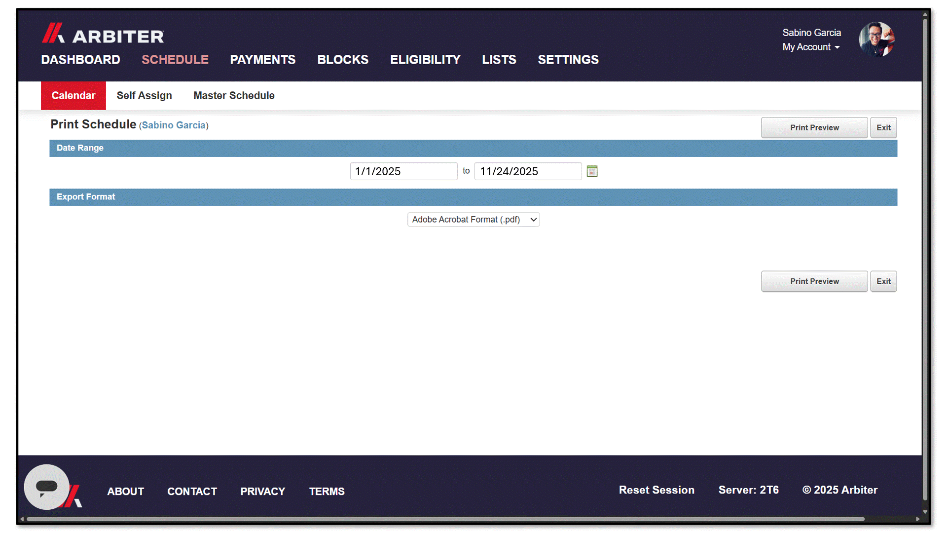 How do I Manage Schedule Reports? | For Officials – ArbiterSports