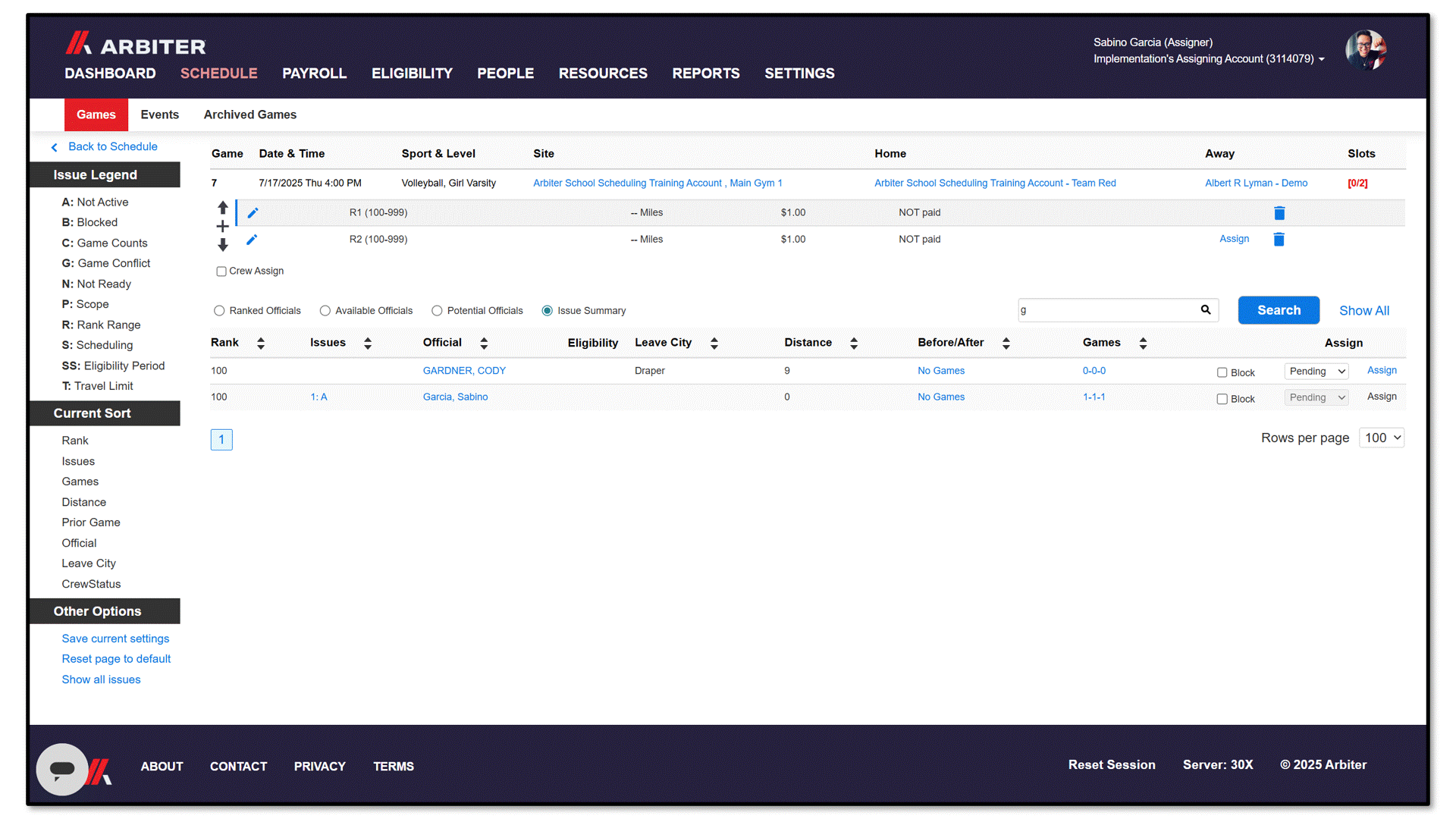 Why Can't I Assign Officials? – ArbiterSports