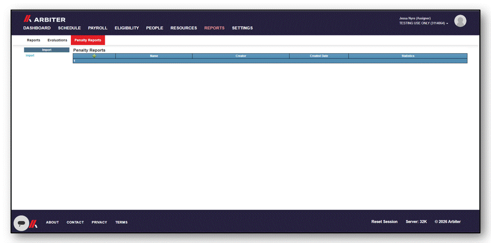 How do I Create Penalty Reports? | ArbiterOne Assigners – ArbiterSports